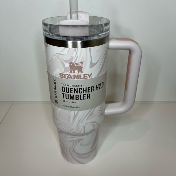 Stanley | Dining | New Stanley Rose Quartz Swirl 3oz Quencher ...